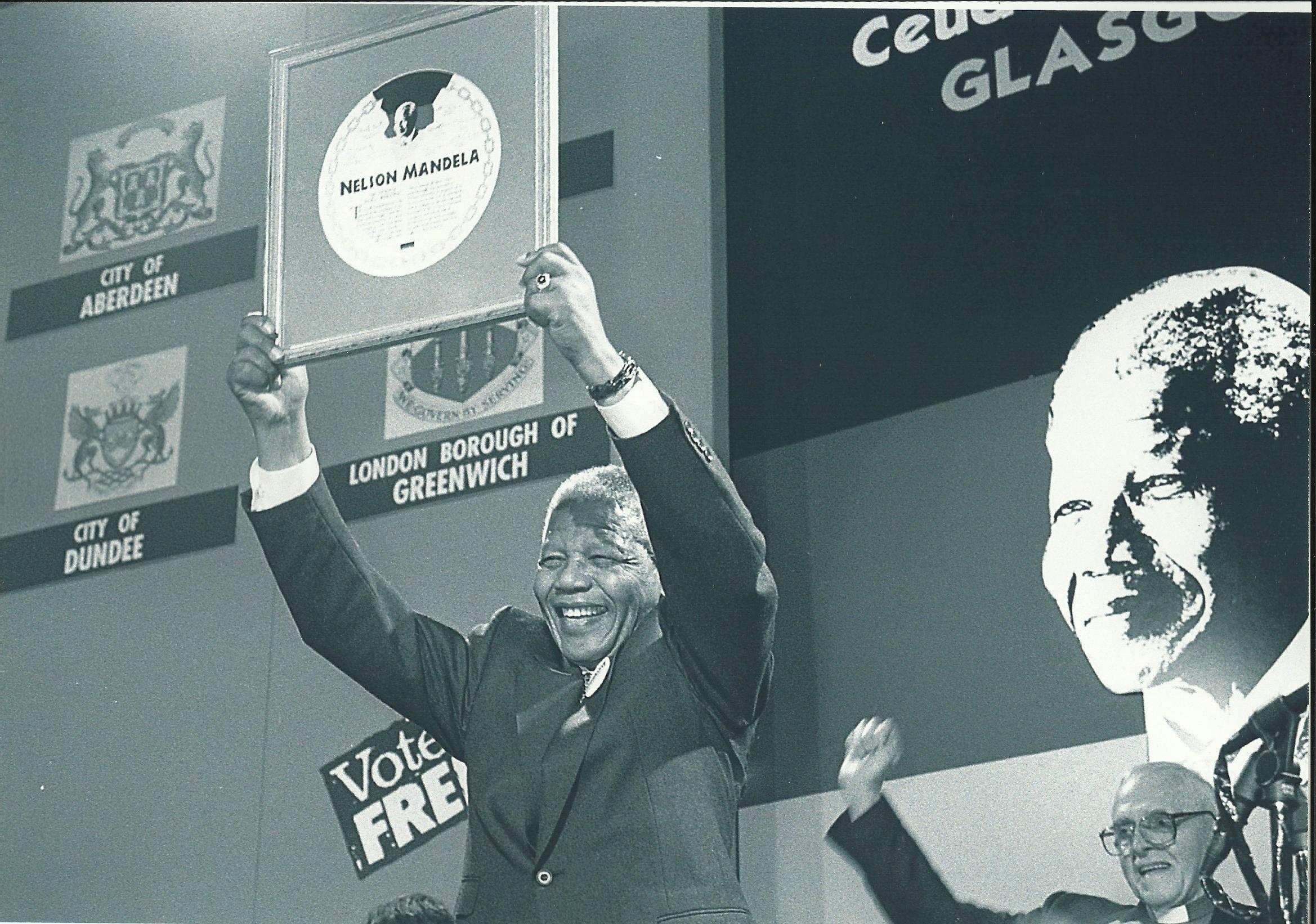 Celebrating the Anniversary of Nelson Mandela’s visit to Glasgow ...